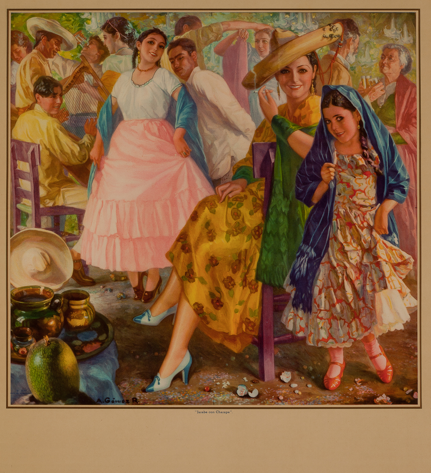 Jarabe con charape (Jarabe Dance with Charape Drinks)